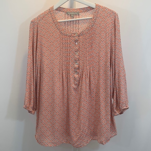 Daniel Rainn | Tops | Daniel Rainn Peasant Top | Poshmark